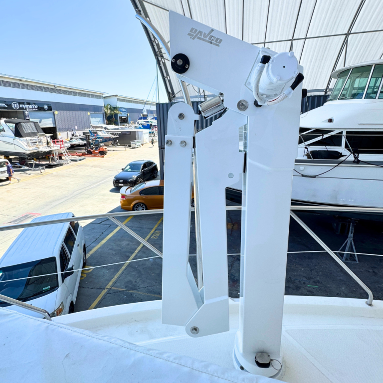 220kg Bifold Davit | Compact Boat Crane & Tender Lifting System